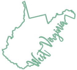 West Virginia Embroidery Design | EmbroideryDesigns.com