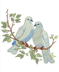 Wedding Doves Embroidery Design | EmbroideryDesigns.com
