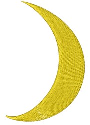 Crescent Moon Embroidery Design | EmbroideryDesigns.com