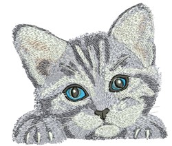 Kitten Embroidery Design | EmbroideryDesigns.com