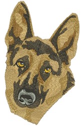German Shepherd Embroidery Design | EmbroideryDesigns.com