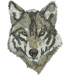 Wolf Head Embroidery Design | EmbroideryDesigns.com