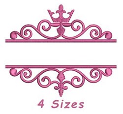 Crown Spit Embroidery Design | EmbroideryDesigns.com