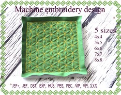 Quilt Stipple Embroidery Design | EmbroideryDesigns.com