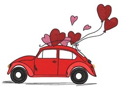 Love Bug Embroidery Design | EmbroideryDesigns.com