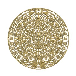 Mayan Calendar Embroidery Design | EmbroideryDesigns.com