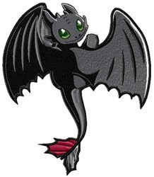 Toothless Embroidery Design | EmbroideryDesigns.com