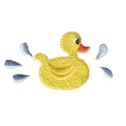 Rubber Duck Embroidery Design | EmbroideryDesigns.com