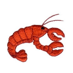 Crayfish Embroidery Design | EmbroideryDesigns.com