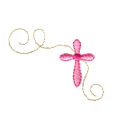 Baptism Cross Embroidery Design | EmbroideryDesigns.com