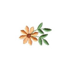 Single Daisy Embroidery Design | EmbroideryDesigns.com