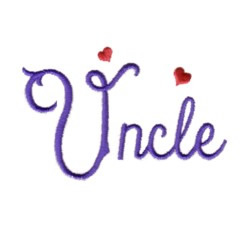Uncle Love Embroidery Design | EmbroideryDesigns.com