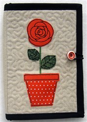 Folded E-reader Cover 2 Embroidery Design | EmbroideryDesigns.com