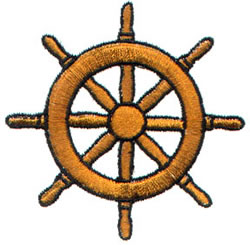 Wheel Embroidery Design | EmbroideryDesigns.com