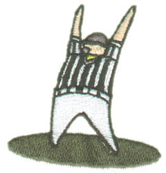 Referee Embroidery Design | EmbroideryDesigns.com