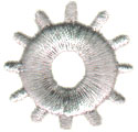 Gear Embroidery Design | EmbroideryDesigns.com