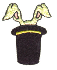 Magicians Hat Embroidery Design | EmbroideryDesigns.com