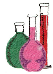Chemistry Embroidery Design | EmbroideryDesigns.com