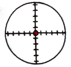 Cross Hairs Embroidery Design | EmbroideryDesigns.com