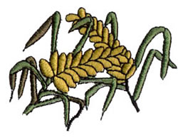 Wheat Embroidery Design | EmbroideryDesigns.com
