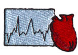 Heart & EKG Embroidery Design | EmbroideryDesigns.com