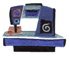 SEWING MACHING (artistic) Embroidery Design | EmbroideryDesigns.com