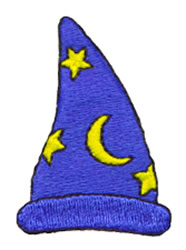 Wizard Hat Embroidery Design | EmbroideryDesigns.com