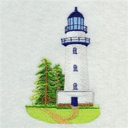 Realistic Lighthouse Embroidery Design | EmbroideryDesigns.com