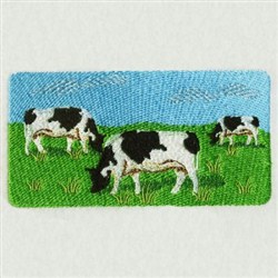 Realistic Cattle Embroidery Design | EmbroideryDesigns.com