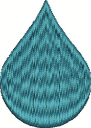Water Drop Embroidery Design | EmbroideryDesigns.com