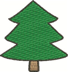 Pine Tree Embroidery Design | EmbroideryDesigns.com