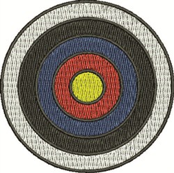 Bullseye Embroidery Design | EmbroideryDesigns.com