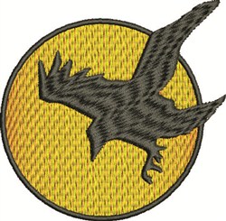 Raven Embroidery Design | EmbroideryDesigns.com
