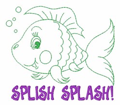 Splish Splash Embroidery Design | EmbroideryDesigns.com