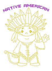 Native American Embroidery Design | EmbroideryDesigns.com