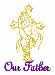 Our Father Embroidery Design | EmbroideryDesigns.com