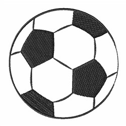 Soccer Ball Outline Embroidery Design | EmbroideryDesigns.com