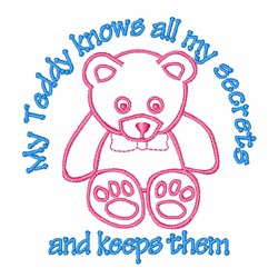 My Secrets Embroidery Design | EmbroideryDesigns.com