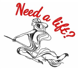 Need a Lift Embroidery Design | EmbroideryDesigns.com
