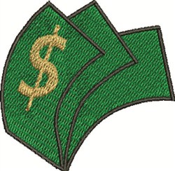 Money Embroidery Design | EmbroideryDesigns.com