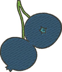 Blueberries Embroidery Design | EmbroideryDesigns.com