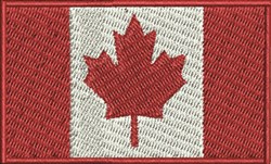 Canadian Flag Embroidery Design | EmbroideryDesigns.com