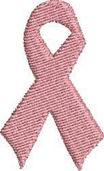 Pink Ribbon Embroidery Design | EmbroideryDesigns.com