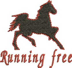 Running Horse Embroidery Design | EmbroideryDesigns.com
