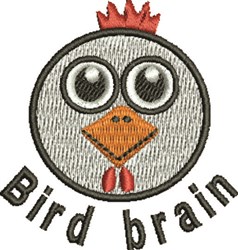 Bird Brain Embroidery Design | EmbroideryDesigns.com