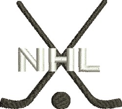 NHL Hockey Embroidery Design | EmbroideryDesigns.com