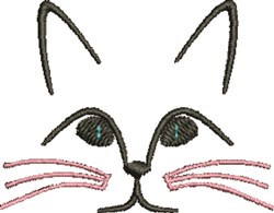Small Cat Embroidery Design | EmbroideryDesigns.com