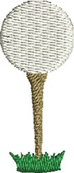 Golf Ball Embroidery Design | EmbroideryDesigns.com