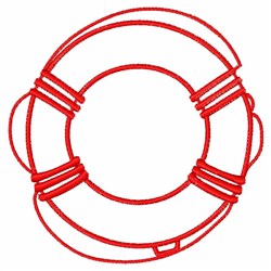 Life Preserver Embroidery Design | EmbroideryDesigns.com
