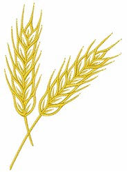 Wheat Stalk Embroidery Design | EmbroideryDesigns.com